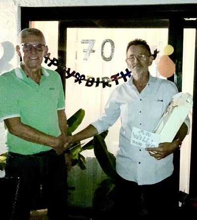 FC Rot e.V.: Gratulation zum 70. Geburtstag von Willi Lang